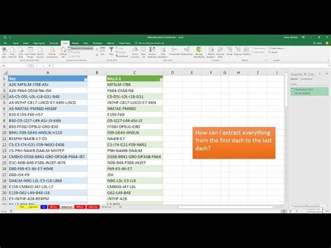 فیلم آموزشی ترفند 185 Mr Excel و Excelisfun دریافت متن بین خط تیره