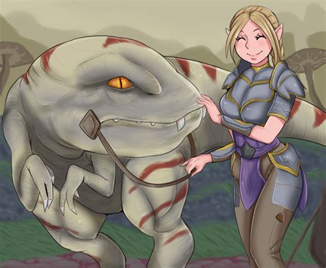 Rule 34 1girls Afrobull Blonde Hair Bosmer Closed Eyes Clothed