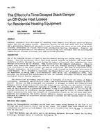 DC 2784 The Effect Of A Time Delayed Stack Damper On Off Cycle Heat