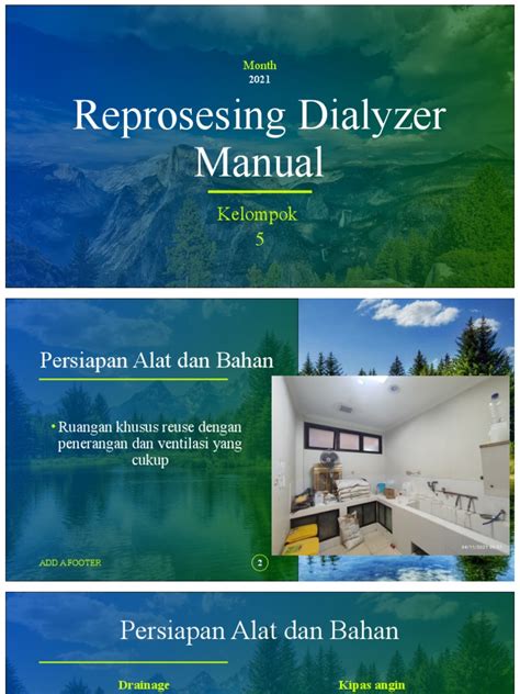Reprosesing Dialyzer Manual Pdf