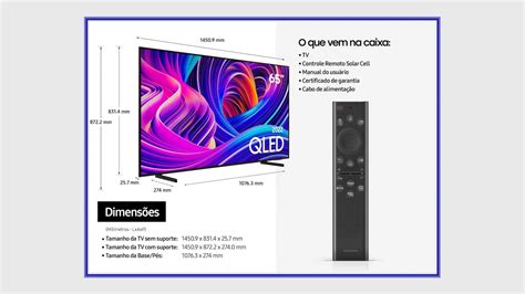 Ficha Técnica Do Smart Tv Samsung Qled 4k 65pol Qn65q60b