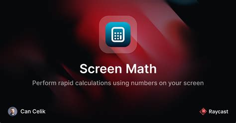 Raycast Store Screen Math