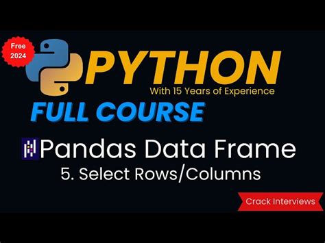 How To Select Multiple Rows And Columns In Pandas