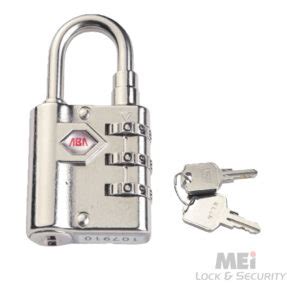 Combination Padlock With Key