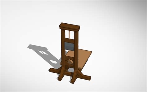 3d Design Guillotine Tinkercad