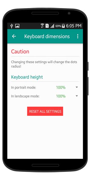 Keyboard Dimensions Swift Braille