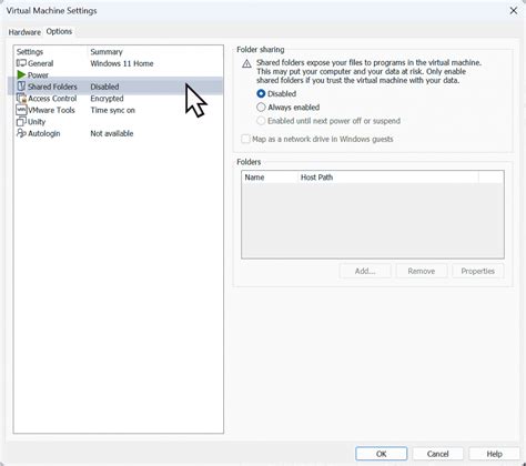 How To Setup A Shared Folder In VMware Player At Home Computer