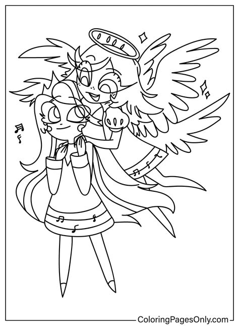 Emily And Charlie Morningstar Coloring Page Free Printable Coloring Pages