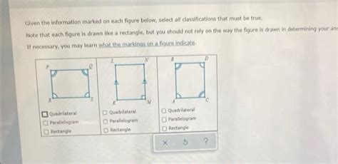 Solved Given The Information Marked On Each Figure Below