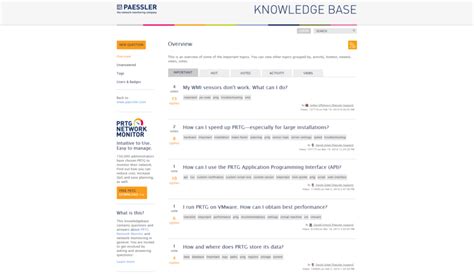 Get To Know The Paessler Knowledge Base Paessler Gmbh Spiceworks Community