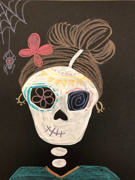 Painted Skeletons Art Lesson With Bonus Dia De Los Muertos Lesson By