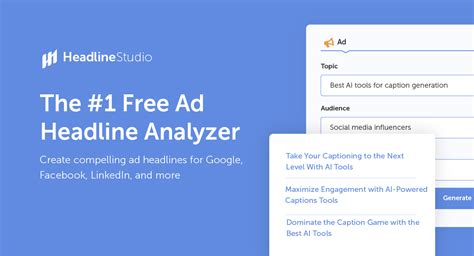 The 1 Free Ad Headline Analyzer