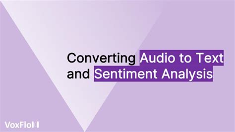 How To Convert Spoken Language Into Text Voxflow Posted On The Topic