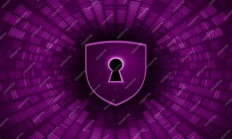 Premium Vector Padlock Cyber Security Future Technology