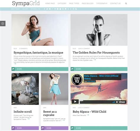 60 Best Masonry And Grid Wordpress Themes 2024 Free And Premium Theme