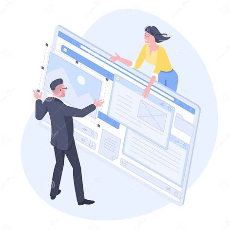 Developer Project Engineer Programming Software Stock Vector