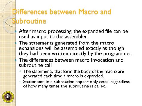 Ppt Macro Processor Powerpoint Presentation Free Download Id5691783