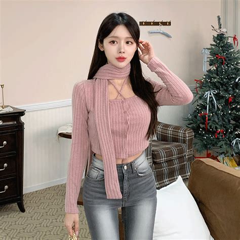 Hot🔥 마들렌 니트가디건 홀터넥 니트 나시 울가디건 캐시미어가디건 골지가디건 부클가디건 타이니트 타이블라우스 투피스 세트 탱크탑 브라탑 튜브탑 니트탑 레이어드