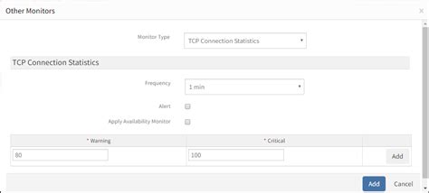 TCP Connection Statistics OpsRamp Documentation