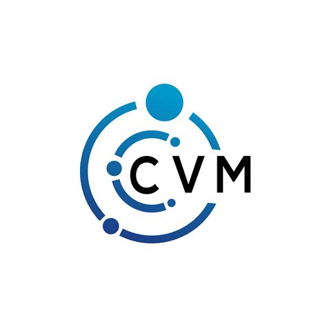 CVM Letter Logo Design On White Background CVM Creative Initials Letter Logo Concept CVM