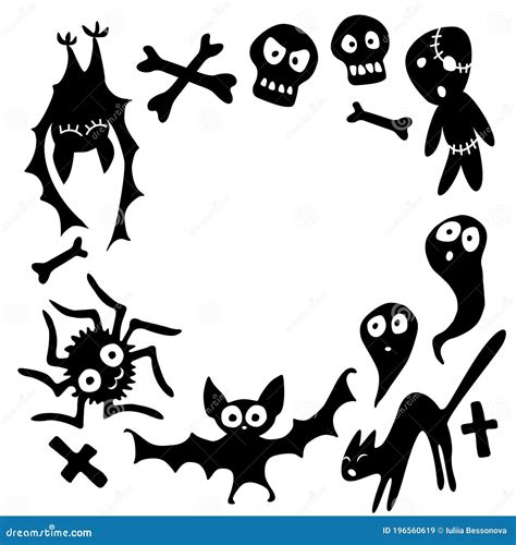 Zombie Border Stock Illustrations 696 Zombie Border Stock