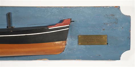 An Appealing Large Half Hull Ship Model Large Half Hull Ship Model