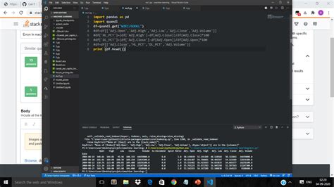 Pandas Data Frame Error Issued In The Python Code Given Below Stack