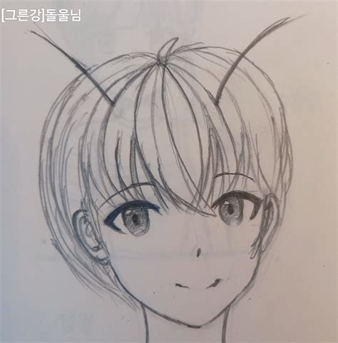 그림 리퀘스트 8분 노트 및 세아냥님 리퀘스트 완성 수정 캐릭터 러프 Pick 아갈캣 Story