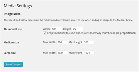 How To Set Media Thumbnail Size On WordPress Theme Activation