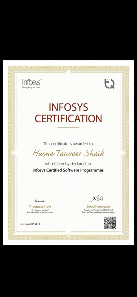 Infosys Infytq Infosyscertification Technology Softwaredev Husne