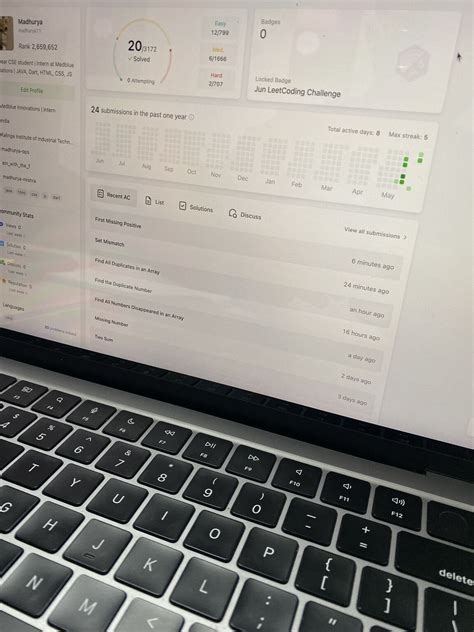 Madhurya Mishra On Linkedin Leetcode Codingchallenge Programmingskills Continuouslearning