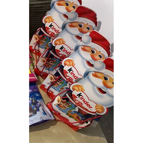 Chocolate Kinder Bucket Christmas T With Letters Shopee Malaysia