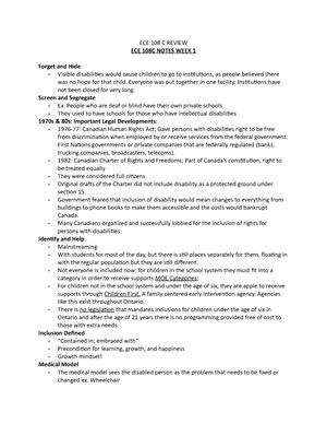 ECE 101 C Review NOTES ECE 101 C REVIEW Welcome To Babe Age Development And Best