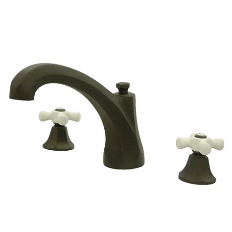 Kingston Brass Ks4325px Metropolitan Two Handle Deck Mount Roman Tub