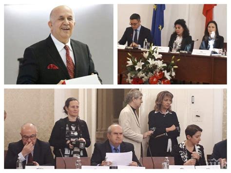 ЕЗИКОВ ЕКШЪН В ПАРЛАМЕНТА Проф Стоян Денчев стана симултантен преводач на гост от Северна