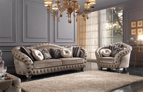 Elegant Sofa In Classic Style Idfdesign