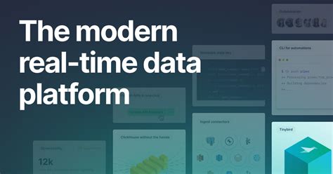 Tinybird · The Modern Real Time Analytics Stack
