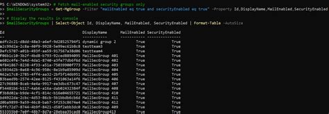 Fetch Security Groups Via Graph Powershell M365 Script