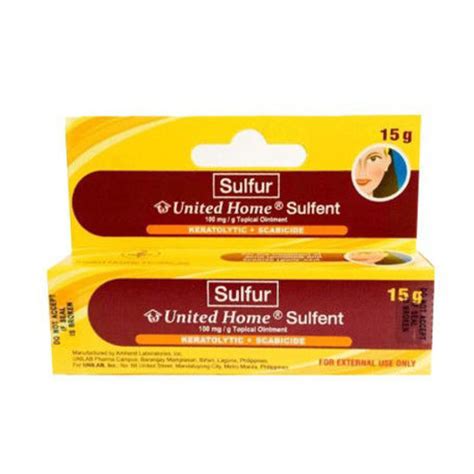 Zap It United Home Sulfent Sulfur Ointment 15g