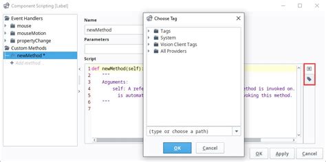 Custom Component Methods Ignition User Manual