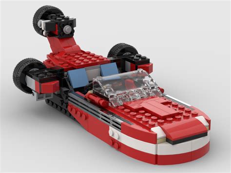 Lego Moc Landspeeder Star Wars 5867 By Welsh Dynasty Builds Rebrickable Build With Lego