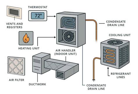 Hvac System Diagram Components And How It Works