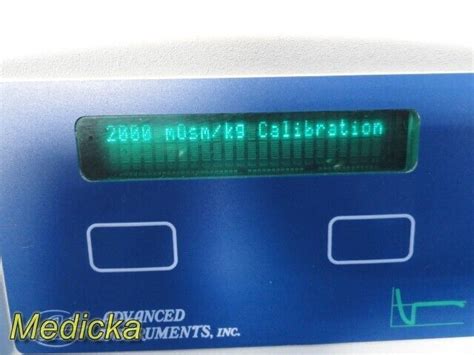 Used Advanced Instruments Inc Model 3320 Single Sample Micro Osmometer For Sale Dotmed