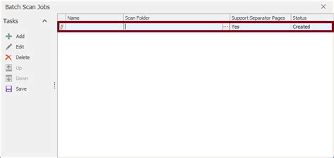 Defining Batch Scan Jobs