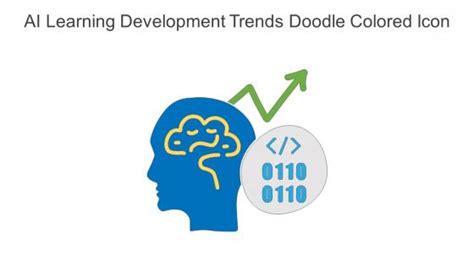 Ai Learning Development Trends Doodle Colored Icon In Powerpoint Pptx