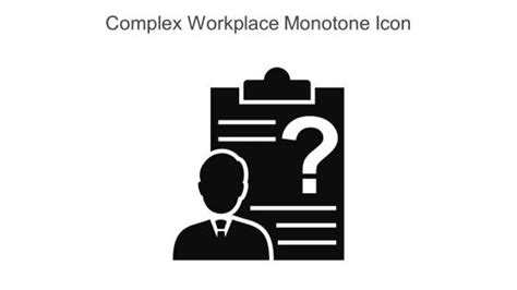 Complex Workplace Monotone Icon In Powerpoint Pptx Png And Editable Eps Format PPT Template