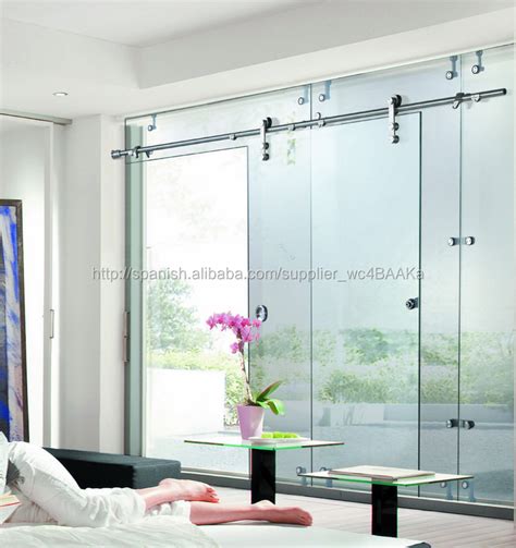 Puertas Corredizas De Cristal Templado Materiales De Construcción