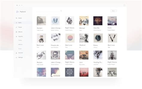 PlaySound Music Streaming Platform Behance