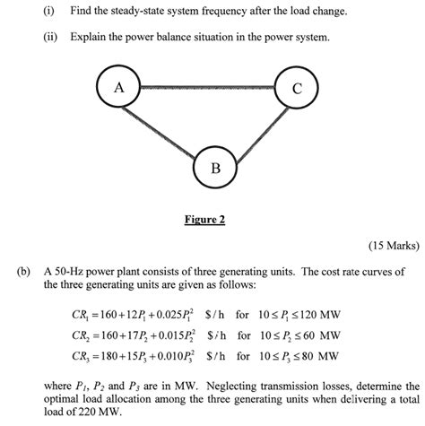Solved 1 Consider The Three Bus System As Shown In Figure