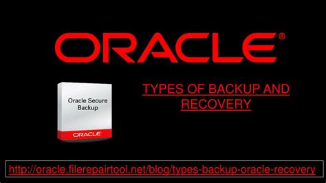 PPT TYPES OF BACKUP AND RECOVERY PowerPoint Presentation Free Download ID 7338189